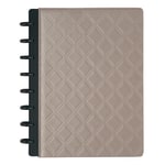 TUL Discbound Notebook With Leather Cover Letter Size Narrow Ruled 60 ...