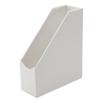 Realspace Black Faux Leather Magazine File - Office Depot