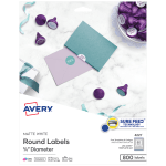Avery Durable Waterproof Wraparound Labels With Sure Feed Technology ...