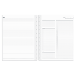 TUL Discbound Undated Daily Refill Pages 8 12 x 11 Undated 50 Sheets ...