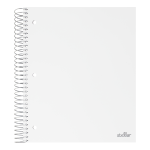 Office Depot Brand Stellar Poly Notebook 8 x 10 12 3 Subject Wide Ruled ...