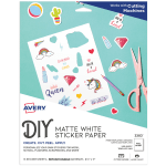 Avery Sticker Project Paper Letter Size 8 12 x 11 White Pack Of 15 ...