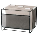 Office Depot Brand Mesh File Holder Letter Size Black - Office Depot