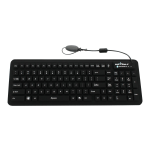 Seal Shield Seal Glow2 Keyboard washable backlit USB black - Office Depot