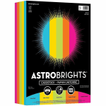 Astrobrights Color Card Stock 5 Assorted Colours 8 12 x 11 250 Pack ...