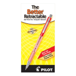 Pilot Better Retractable Ballpoint Pens Fine Point 0.7 mm Translucent ...