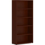 HON Mod 65 H 5 Shelf Bookcase Mahogany - Office Depot