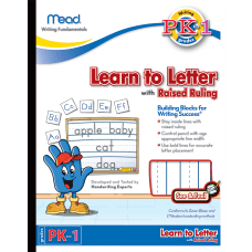 Yubbler - Mead Learn to Letter with Raised Ruling Tablet- Grades PK-1