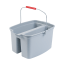 Rubbermaid Brute Double Utility Pail 17 Qt Gray - Office Depot