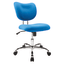 Brenton Studio Jancy Mesh Low Back Fabric Task Chair BlueChrome ...