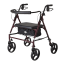 Guardian Basic Bariatric Rollator Burgundy - Office Depot
