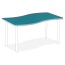 HON Build Ribbon Table Top 1 18 H x 54 W x 30 D Blue Agave - Office Depot