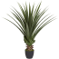 Nearly Natural 4H Plastic Spiked Agave Plant With Pot Green - Office Depot