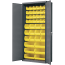 Akro Mils AkroBin Cabinet 36 x 18 x 78 Flush Doors 1000 lb Load ...