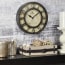 FirsTime Raised Number Wall Clock 8 12 H x 8 12 W x 1 12 D Bronze ...