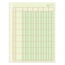 Adams Analysis Pad 8 12 x 11 100 Pages 50 Sheets 6 Columns Green ...