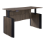 Forward Furniture Desk 66x30 WalnutBlack - Office Depot