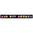 Amscan Hip Hip Hooray String Lights Rainbow - Office Depot