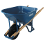 Jackson Steel Contractors Wheelbarrows 6 cu ft 1 Pneumatic 2 Ply B.B ...