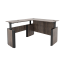Forward Furniture L Desk 66x78 WalnutBlack - Office Depot